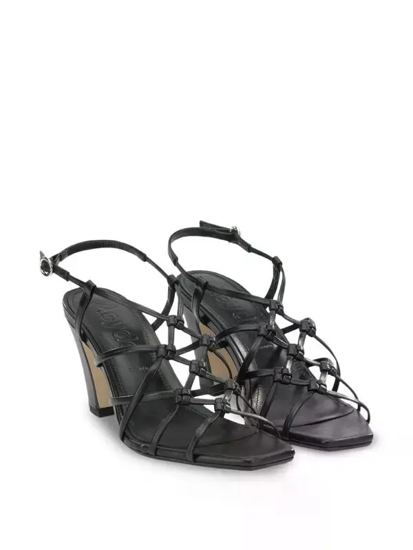 AeydĒ Acacia Knotted Caged Sandals