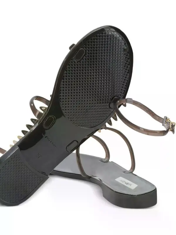 Menghi Stud-embellished T-bar Sandals