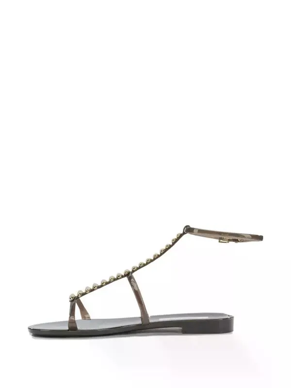 Menghi Stud-embellished T-bar Sandals