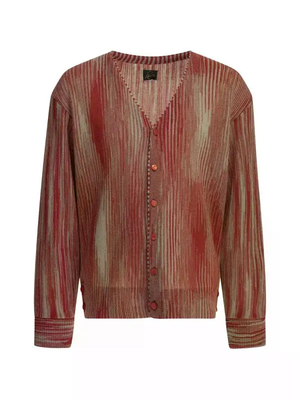 Needles Ikat Pattern Button-up Cardigan