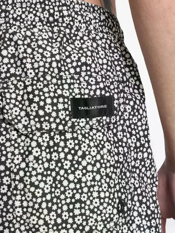 Tagliatore Floral Print Swim Shorts