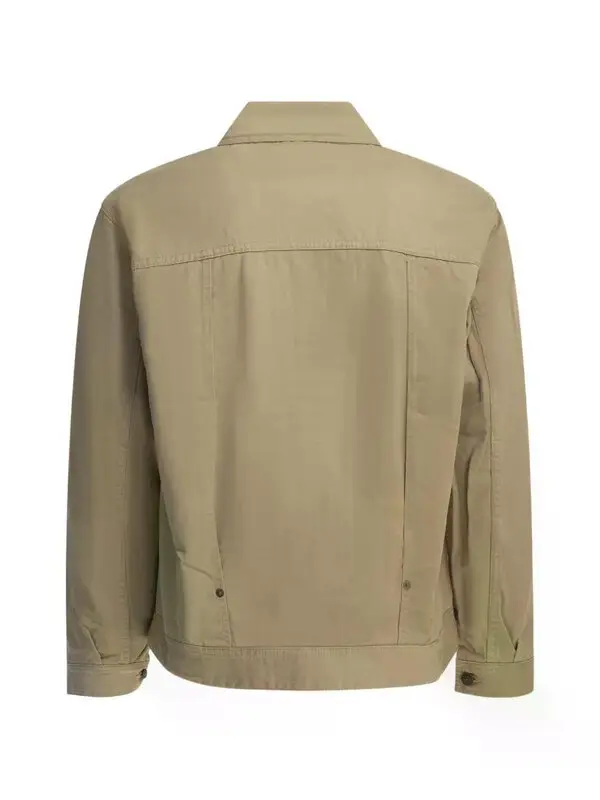 BEAMS Pleated-detail Denim Jacket