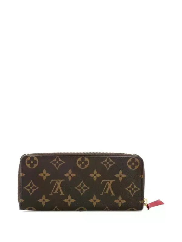 LOUIS VUITTON Clemence Wallet Monogram Canvas Small Wallets - Brown