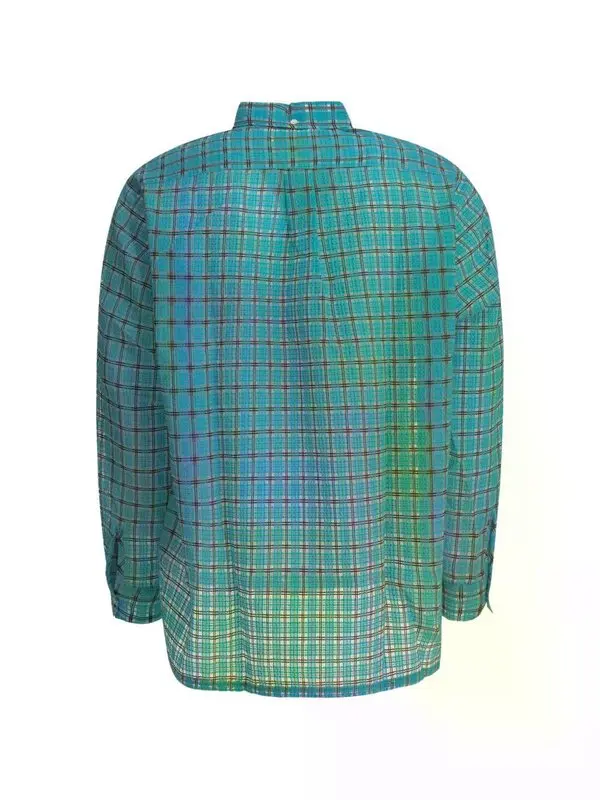 BEAMS Check-pattern Button-down Shirt
