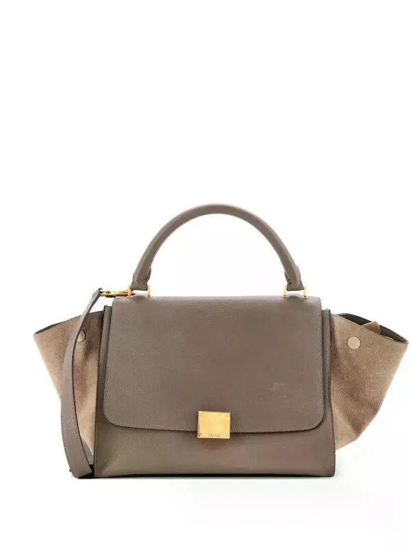 Celine Trapeze Satchel - Brown