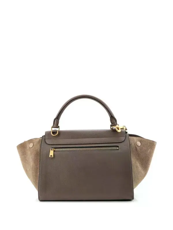 Celine Trapeze Satchel - Brown