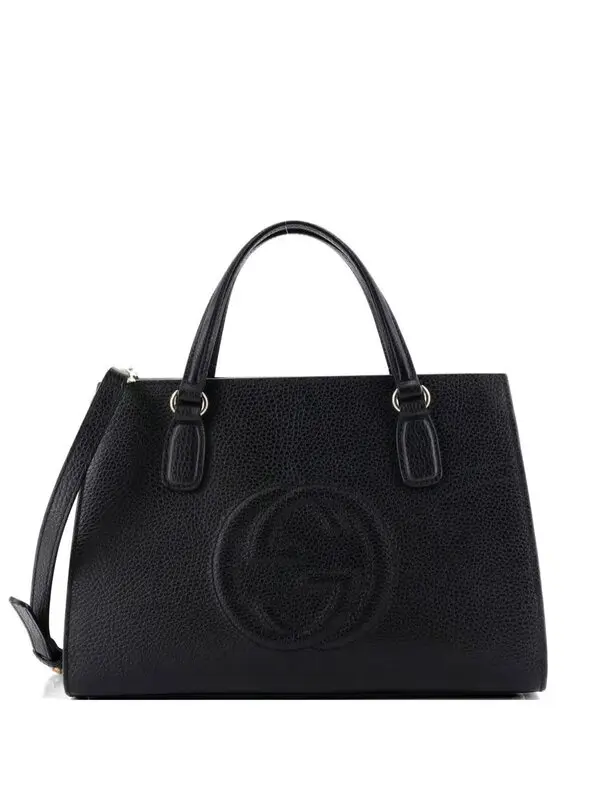 Gucci Soho Convertible Top Handle Leather Medium Satchel