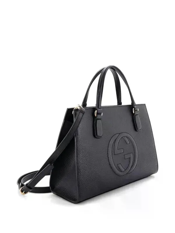 Gucci Soho Convertible Top Handle Leather Medium Satchel