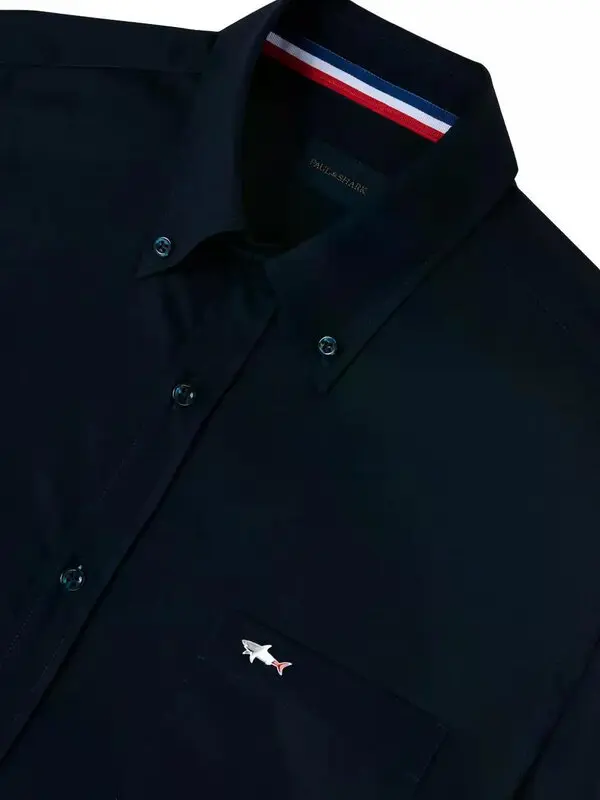 Paul & Shark Logo-patch Button-down Shirt