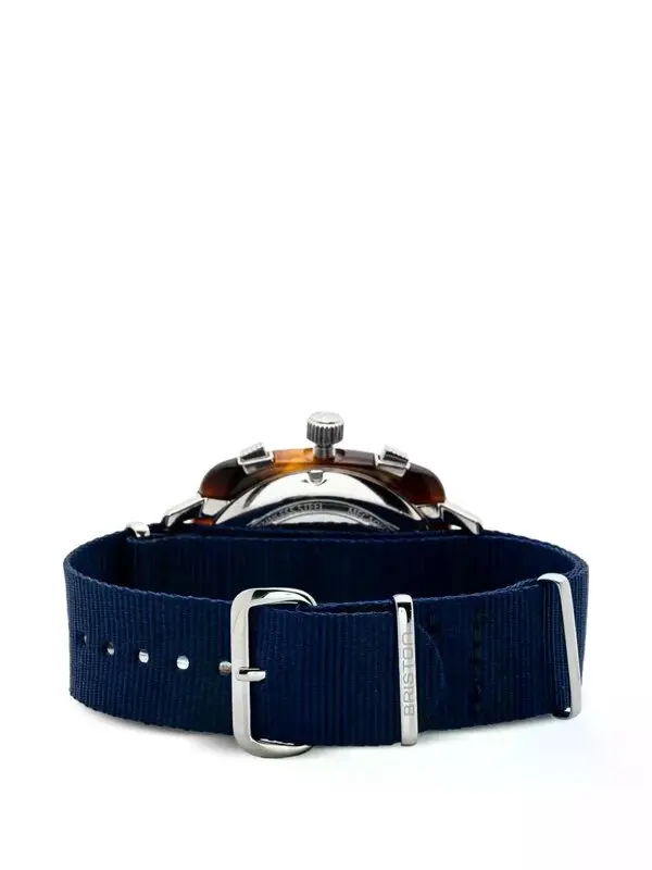 BRISTON Clubmaster Regatta Chronograph Watch - White