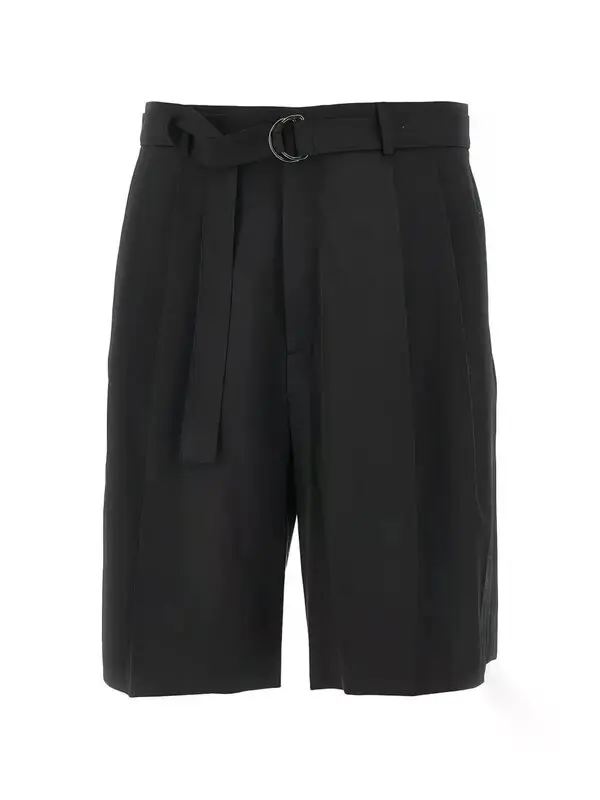 CMMN SWDN Belted Pleated Shorts