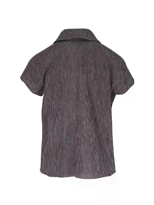 PETER COHEN Striped Short-sleeve Blouse
