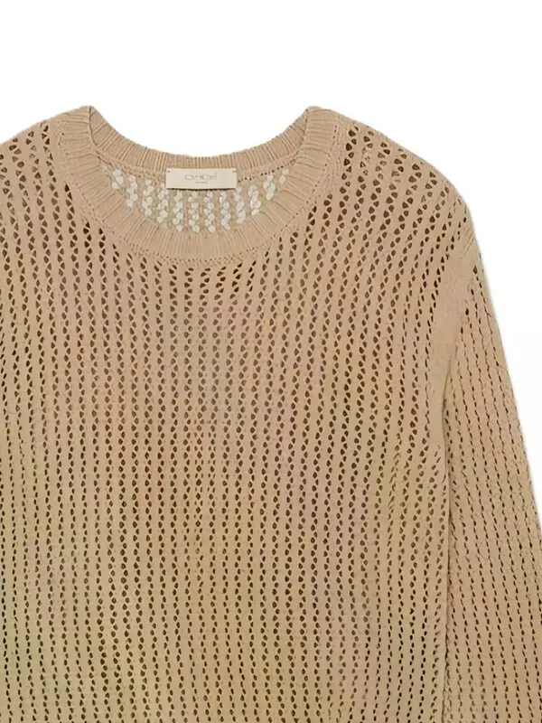 ZANONE Open-knit Cotton Sweatshirt