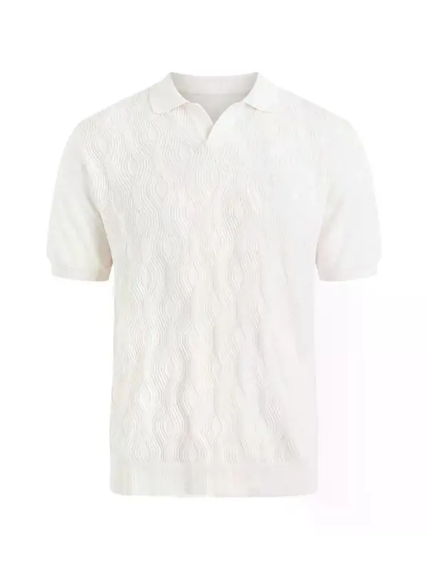 04651 / A TRIP IN A BAG Wave-pattern T-shirt