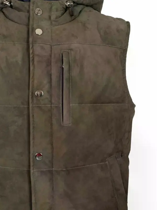 AL DUCA D’AOSTA 1902 Padded Suede Gilet