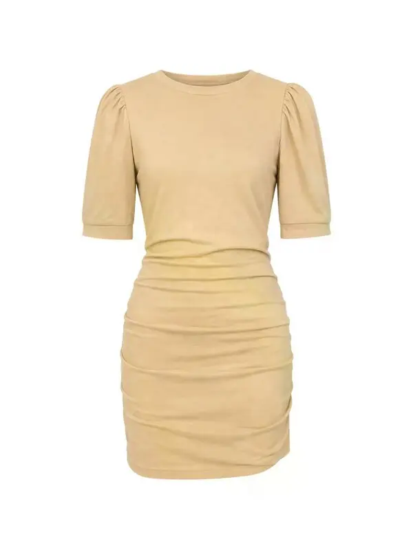 Isabel Marant Étoile Draped Puff-sleeve Mini Dress