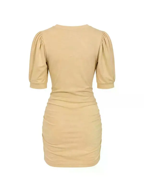 Isabel Marant Étoile Draped Puff-sleeve Mini Dress