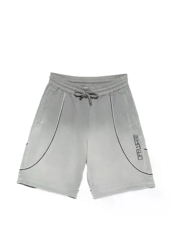 Off-White Logo-print Piped Shorts