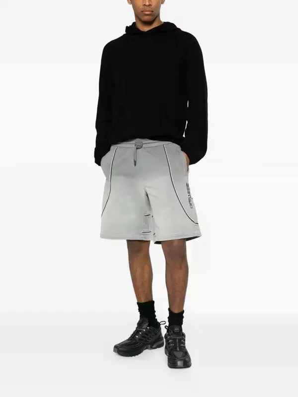 Off-White Logo-print Piped Shorts