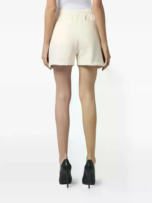 Philipp Plein Drawstring Shorts With Crystal Embellishment