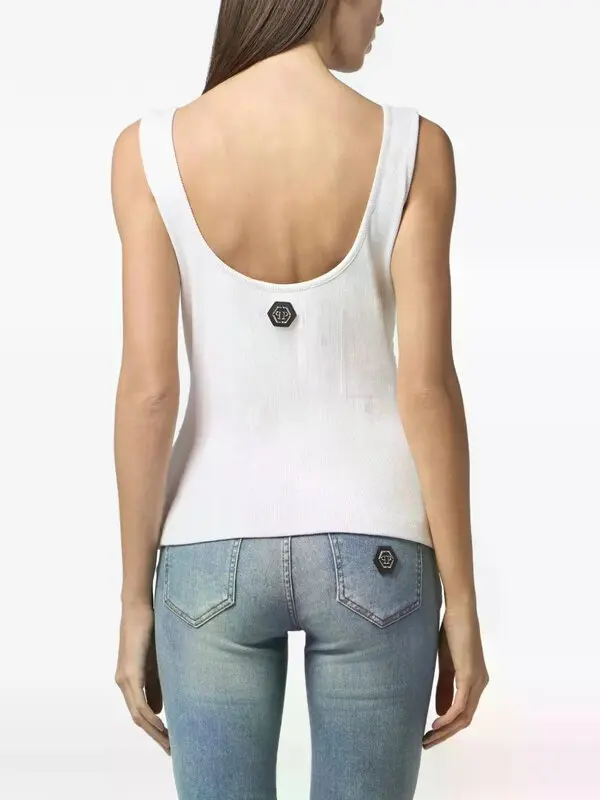 Philipp Plein Sequin Embellished Tank Top