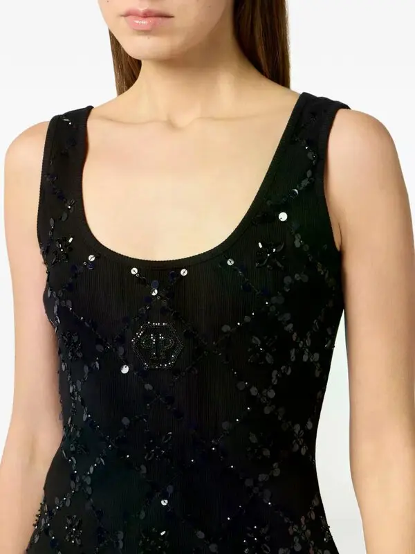 Philipp Plein Embellished Tank Top