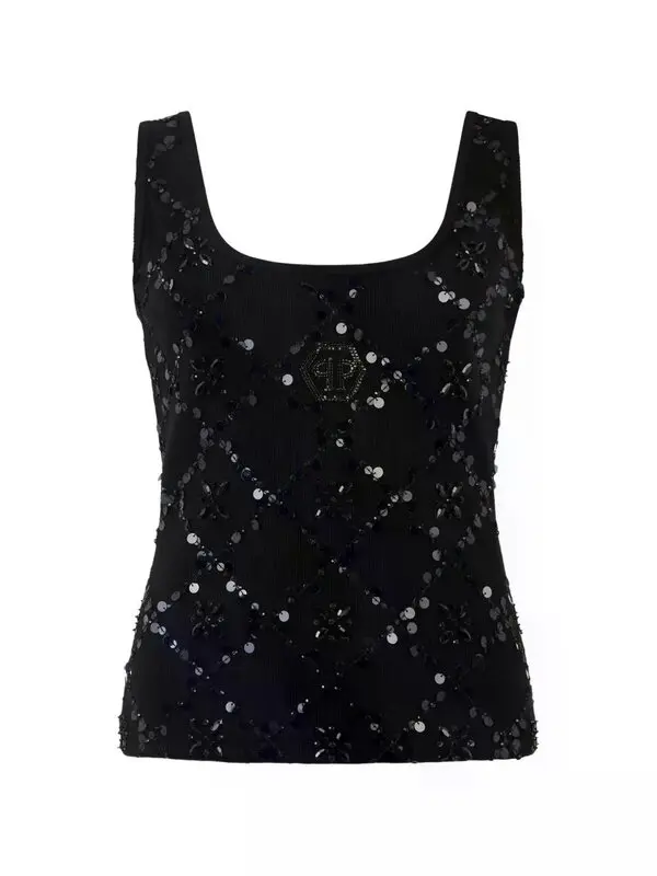 Philipp Plein Embellished Tank Top