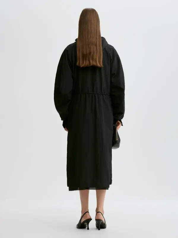 BY MALENE BIRGER Arlette Maxi Raincoat - Black