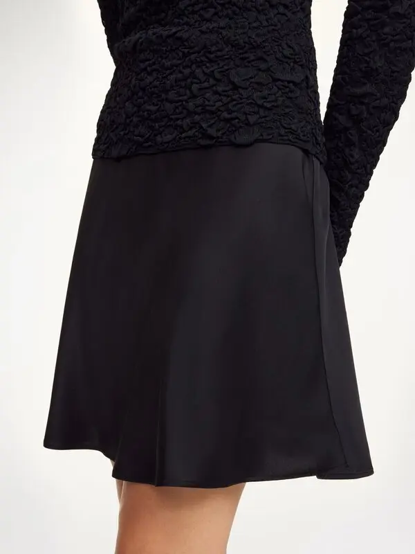 BY MALENE BIRGER Bobbas Satin Mini Skirt