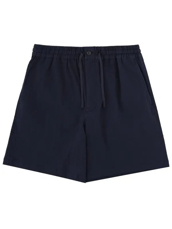 Maison Kitsuné Cotton Shorts - Blue