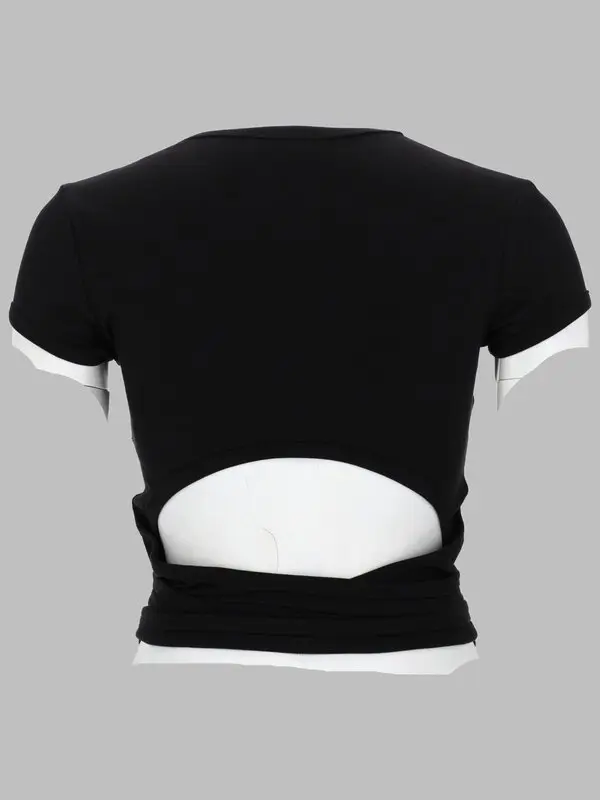 DIESEL® T-shirt A Costine Con Lacci