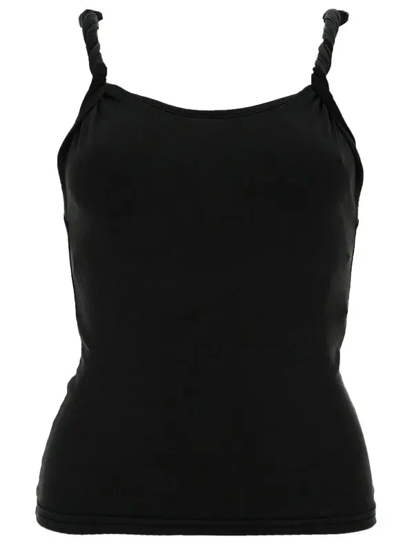 DIESEL® Tank Top With Twisted Straps - Black