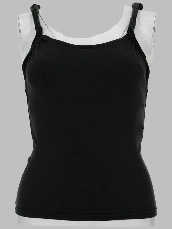 DIESEL® Tank Top With Twisted Straps - Black