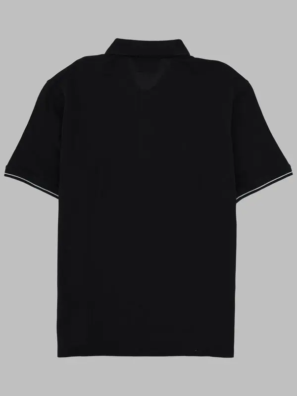 C.P. COMPANY C. P. Company Polo Col Logo - Black