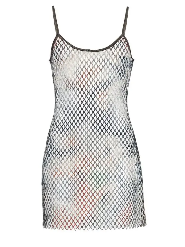 DIESEL® Abito A Rete Con Stampa - Multicolour