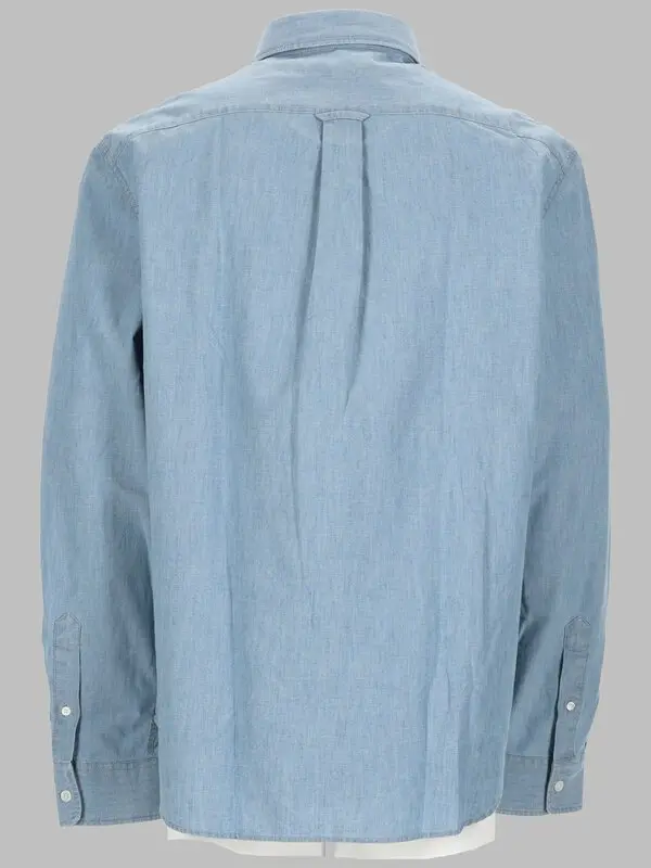 Maison Kitsuné Camicia "profile Fox - Azure