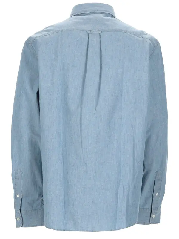Maison Kitsuné Camicia "profile Fox - Azure