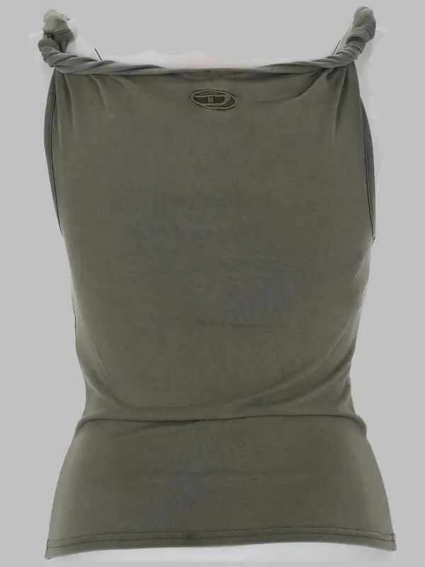 DIESEL® Tank Top With Rolled Straps - Green
