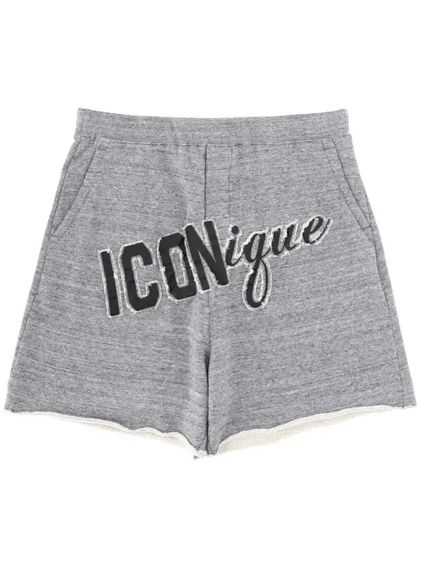 Dsquared2 Iconique" Logo Shorts - Grey
