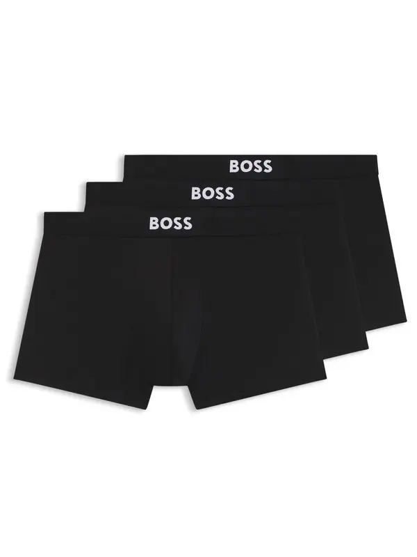 BOSS 3-pack Boxer Con Logo - Black