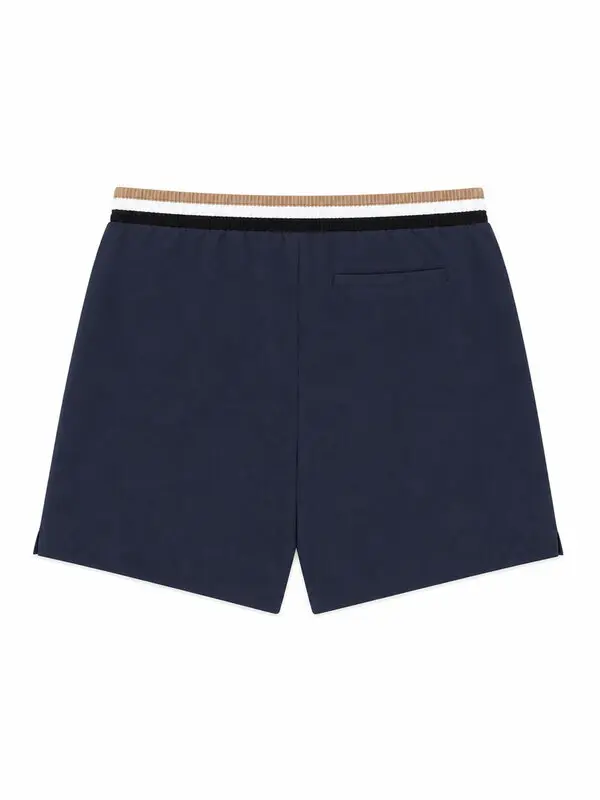 BOSS Swim Shorts With Logo Detail - Blue