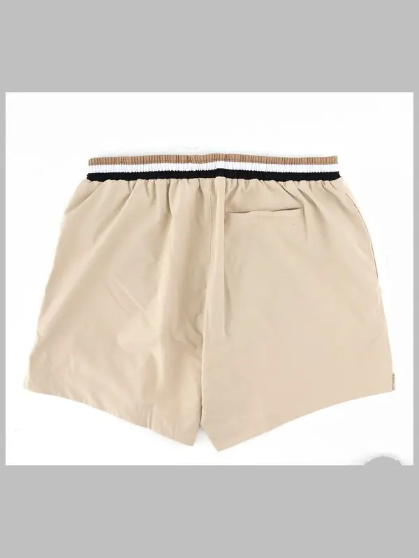 BOSS Logo Swim Shorts - Beige