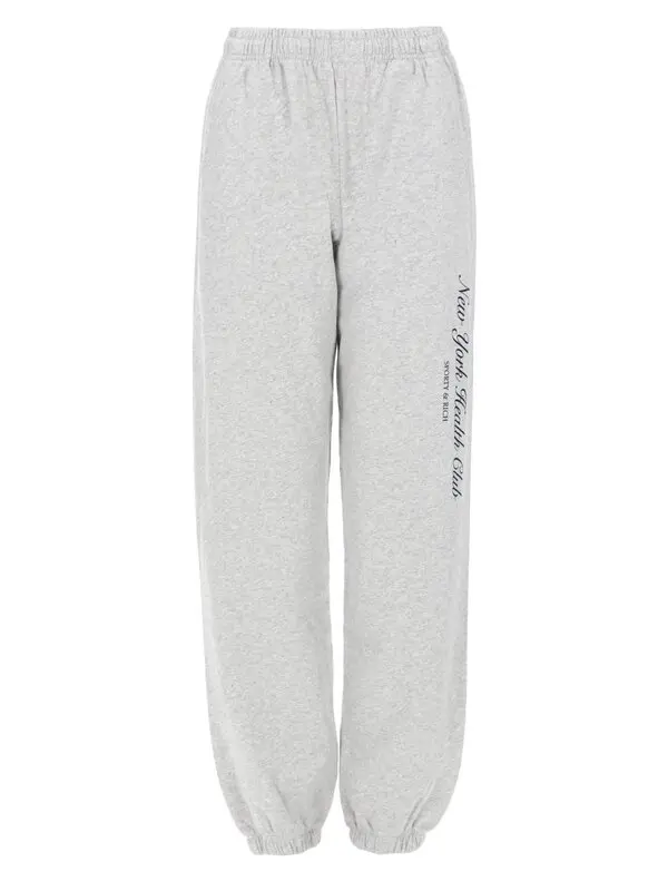 SPORTY & RICH Ny Health Club" Sweatpants - Grey