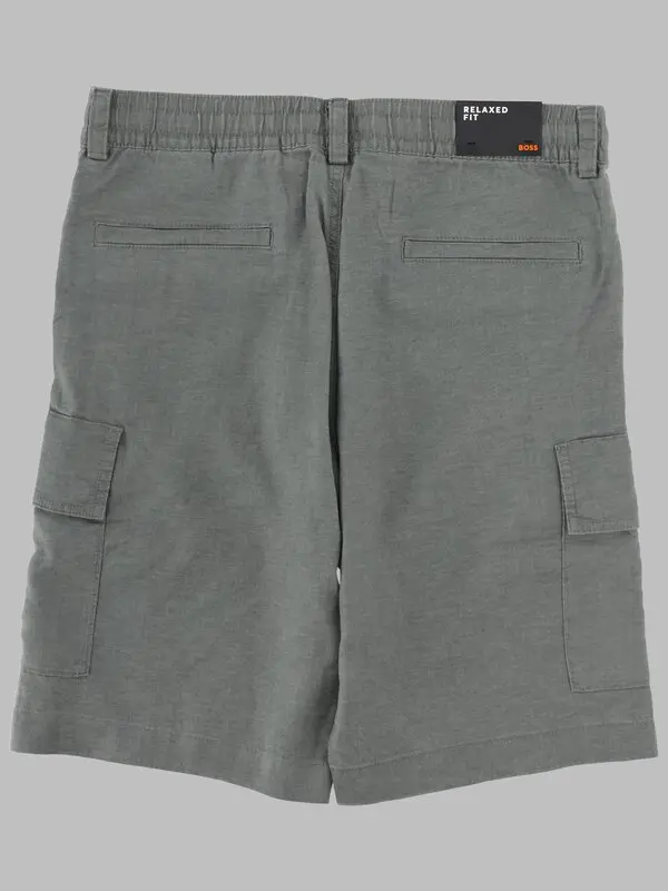 BOSS Sisla" Cargo Shorts - Grey