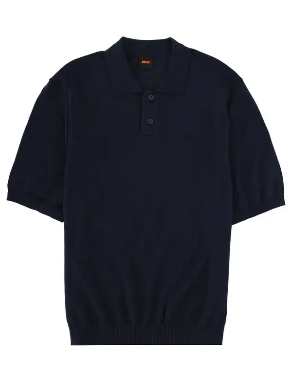 BOSS Polo "asac" In Cotone - Blue