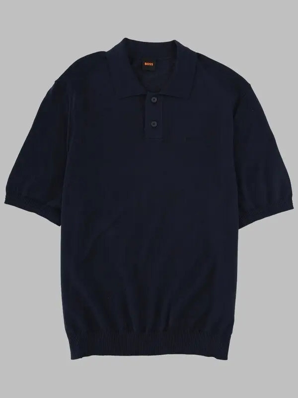 BOSS Polo "asac" In Cotone - Blue