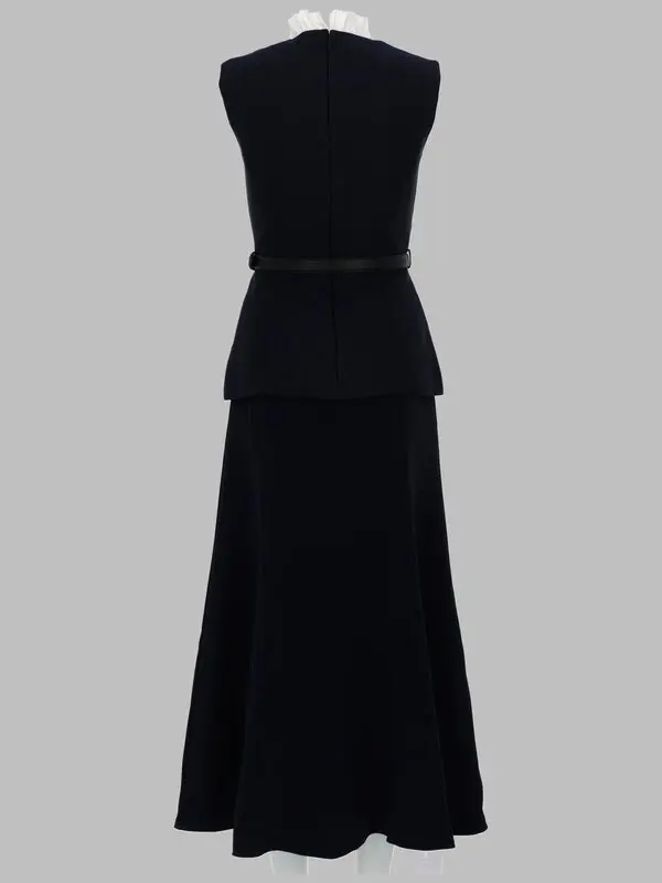 SELF-PORTRAIT Tafetta Frill Midi Dress