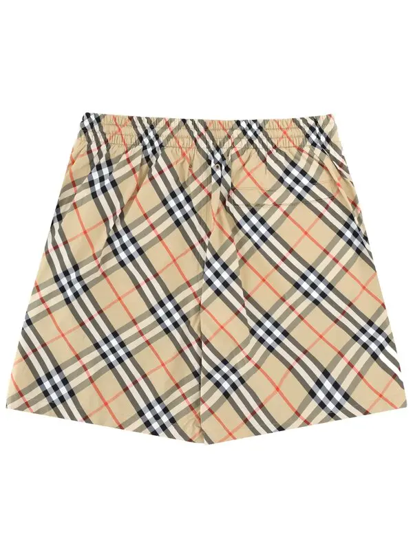 Burberry Check Swim Shorts - Beige