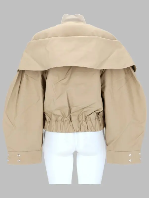 GANNI Bomber Jacket - Beige