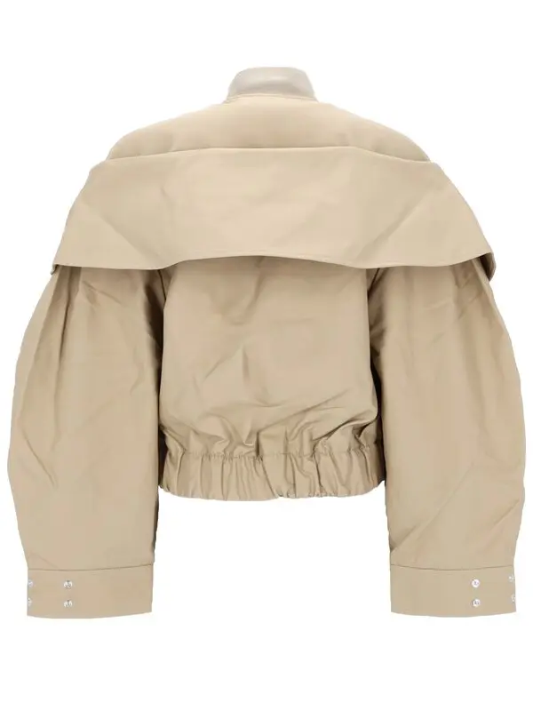 GANNI Bomber Jacket - Beige